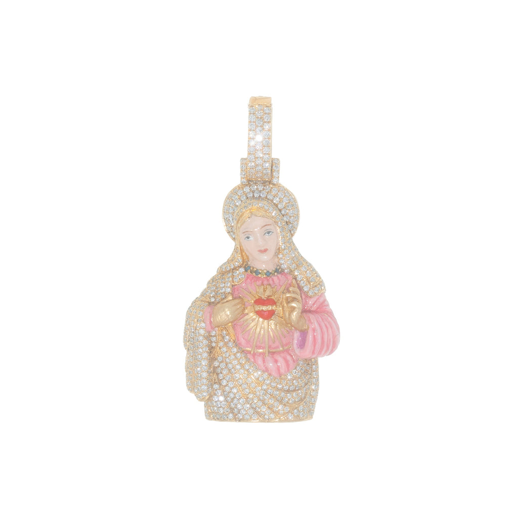 Virgin Mary With Diamonds – Haimov Jewelers