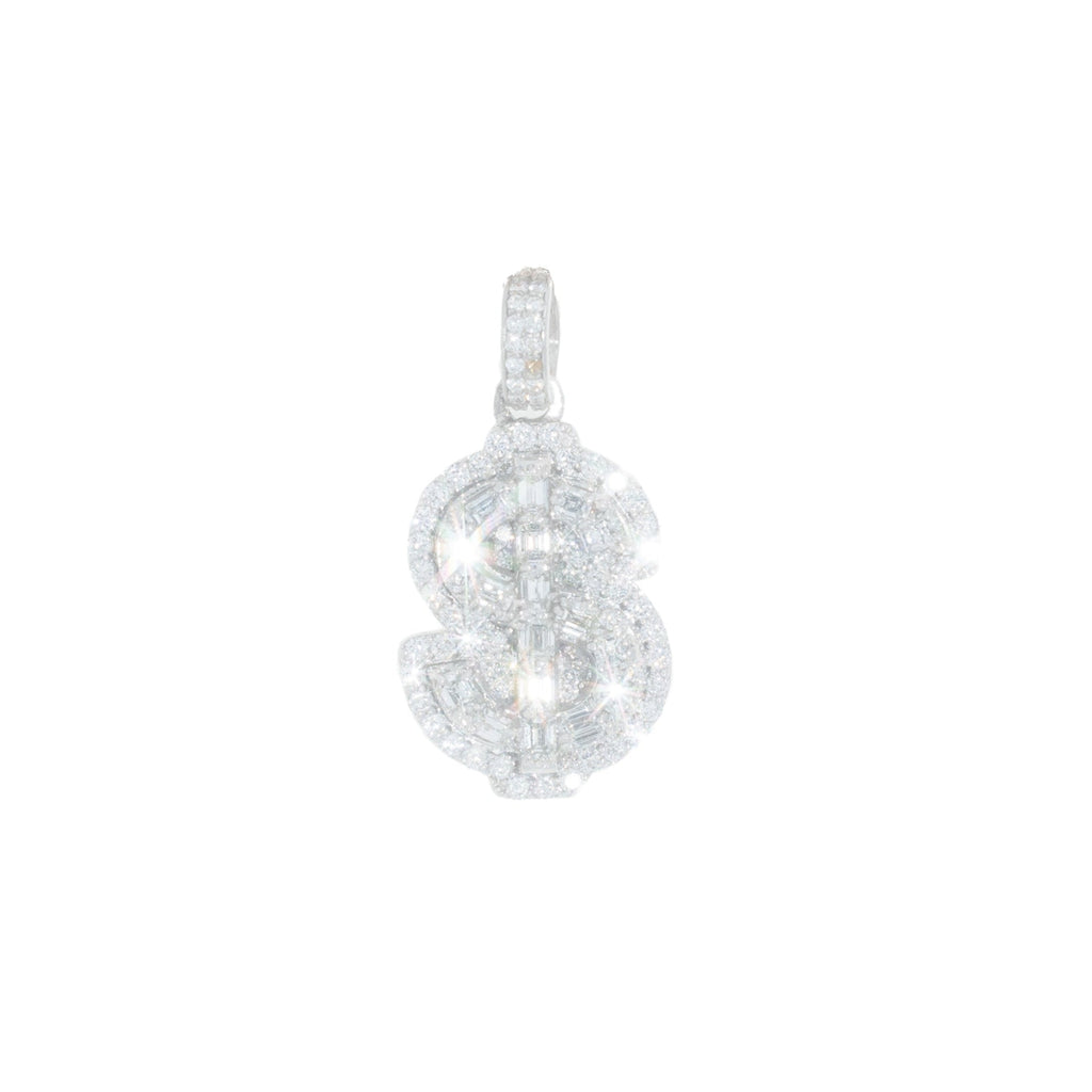 Iced Out Money Sign – Haimov Jewelers