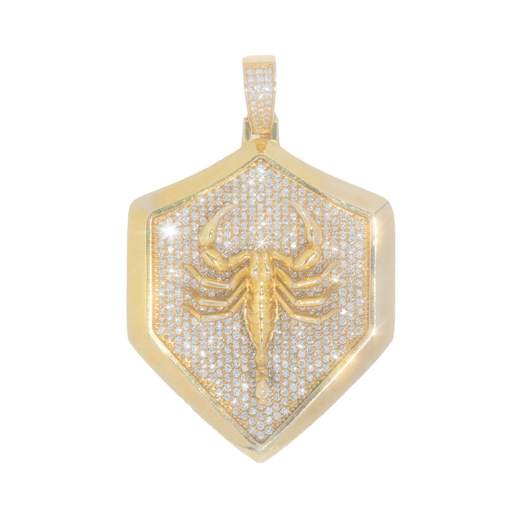 Scorpion Pendant With Diamonds – Haimov Jewelers
