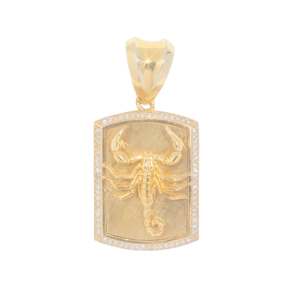 Scorpion Charm With Diamonds – Haimov Jewelers