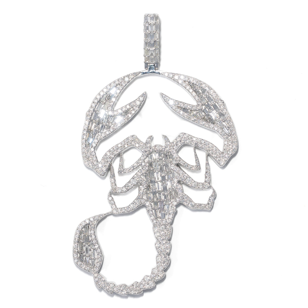 Scorpion With Diamonds And Baguettes – Haimov Jewelers