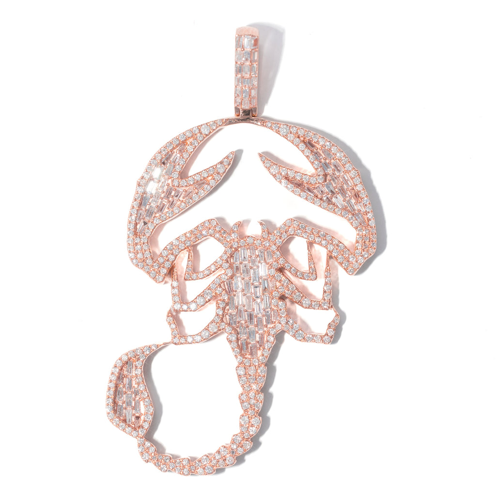 Scorpion With Diamonds And Baguettes – Haimov Jewelers