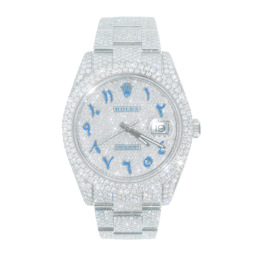 Rolex Date-Just Stainless Steel With Diamonds – Haimov Jewelers