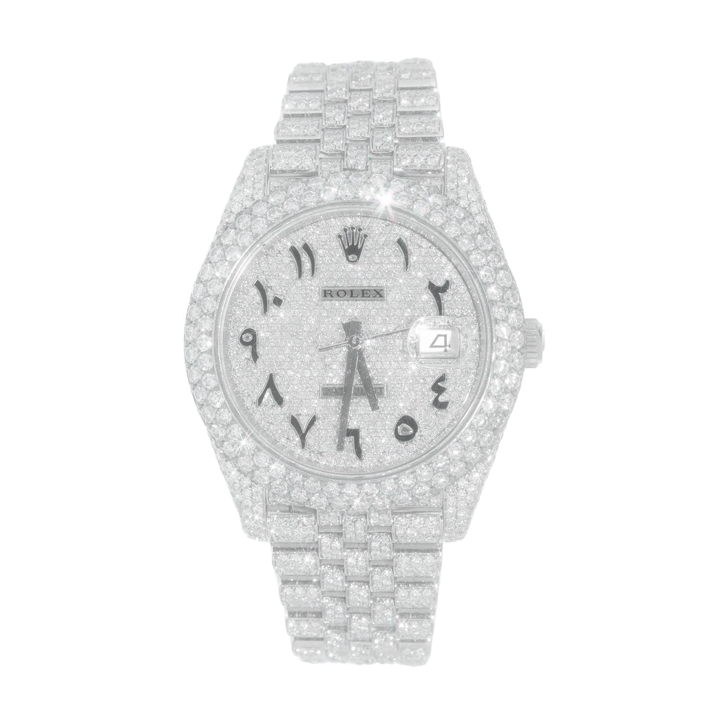 Rolex Date-Just Stainless Steel With Diamonds – Haimov Jewelers