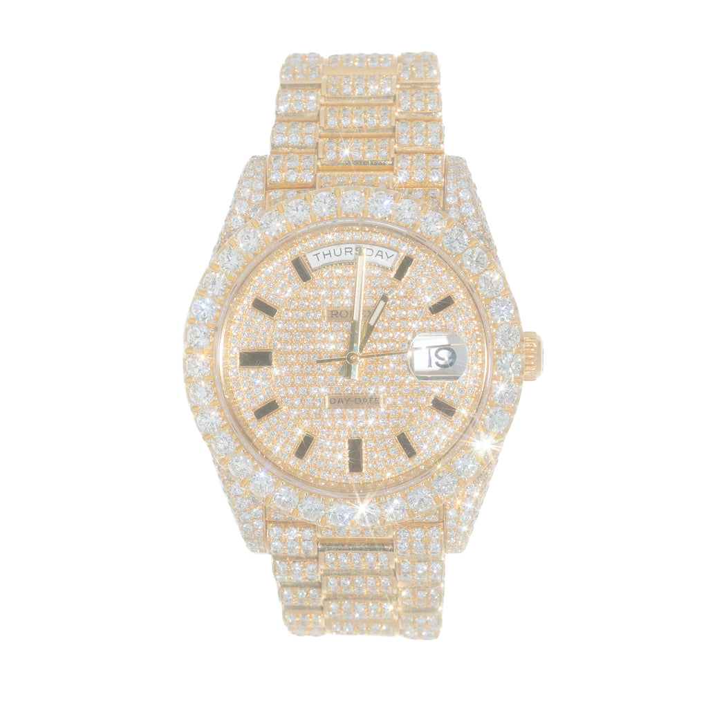 Rolex DayDate With Diamonds – Haimov Jewelers