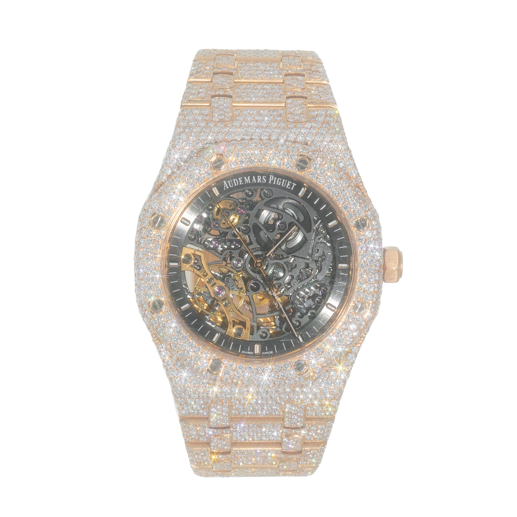 Audemars Piguet Skeleton With Diamonds – Haimov Jewelers