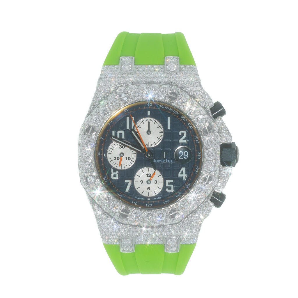 Audemars Piguet Offshore Stainless Steel With Diamonds – Haimov Jewelers