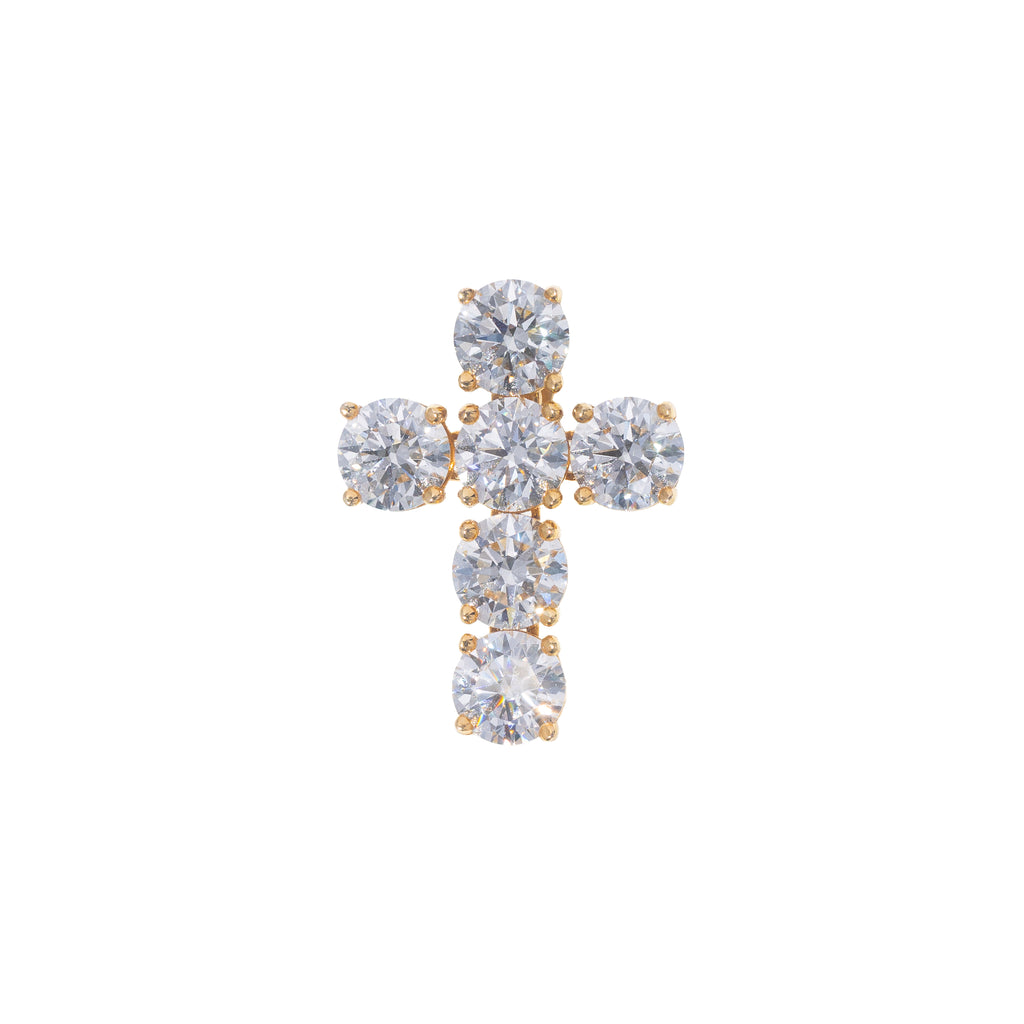 Lab Cross With Diamonds – Haimov Jewelers